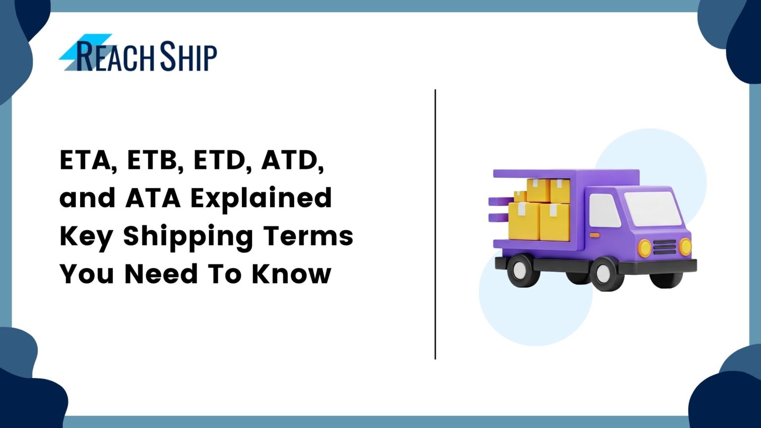 ETA, ETB, ETD, ATD, and ATA Explained Key Shipping Terms You Need To ...