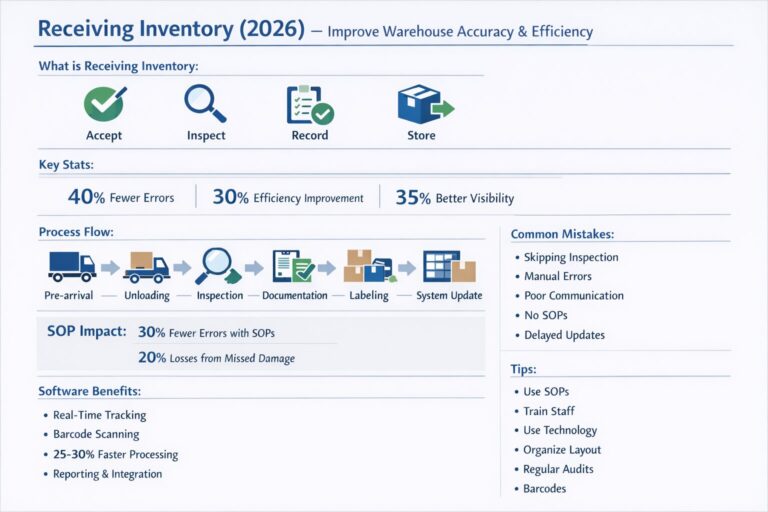 Receiving Inventory: The Best Guide To Inbound Logistics